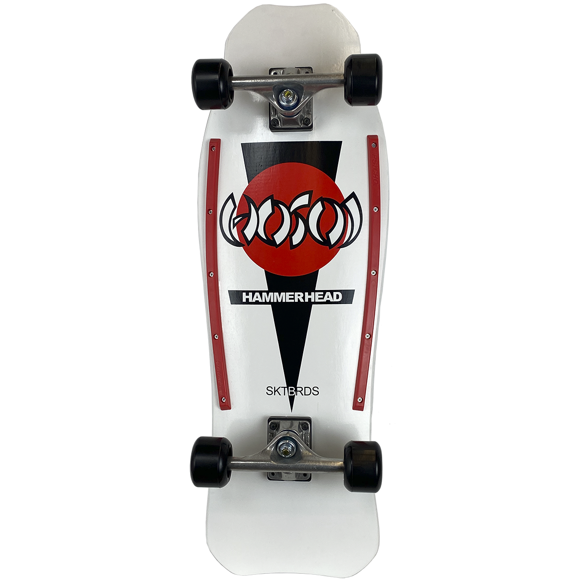 Hosoi Skateboards Hammerhead Double Kick Completes Skateboard_White